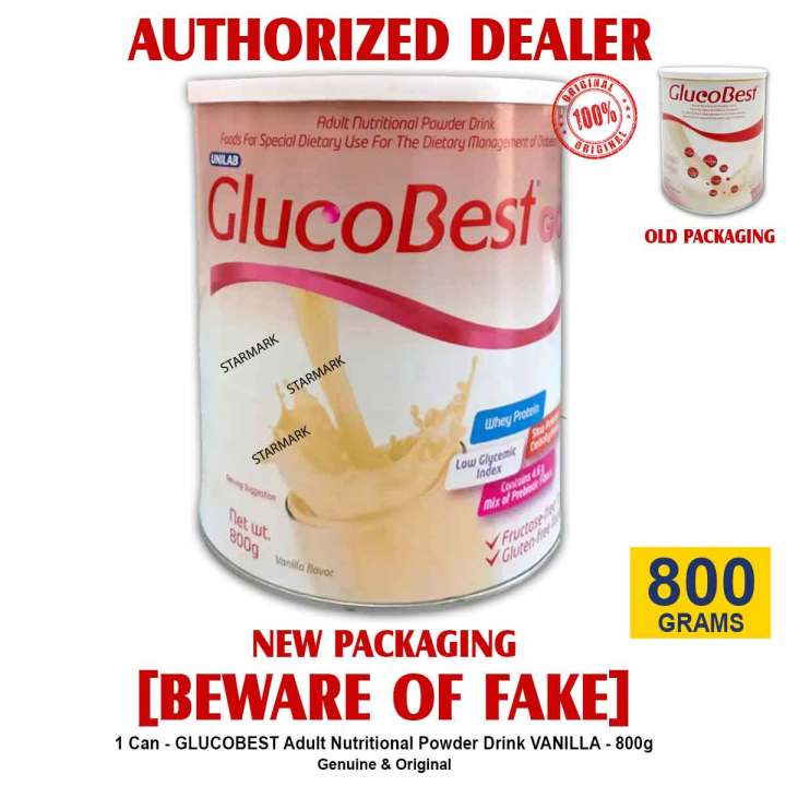 Glucobest Vanilla 800g Adult Nutritional Powder Drink Drinks 800g Gluco ...