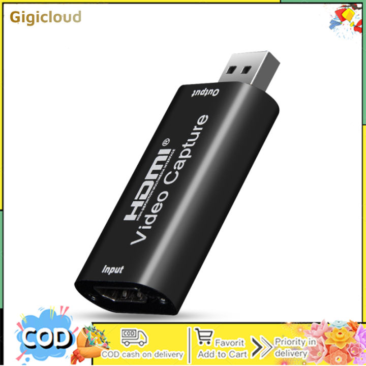 Video Capture Card 1080P HD Live Record Video Audio Grabber 4K HD ...