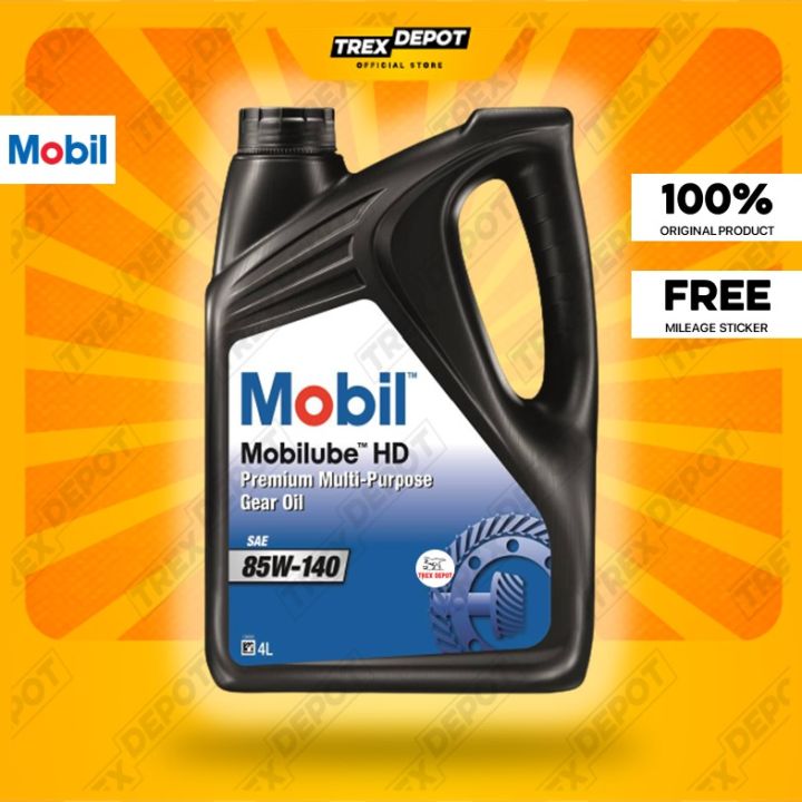 Mobil Mobilube HD Mineral Gear & Transmission Oil 85W140 (4L) | Lazada