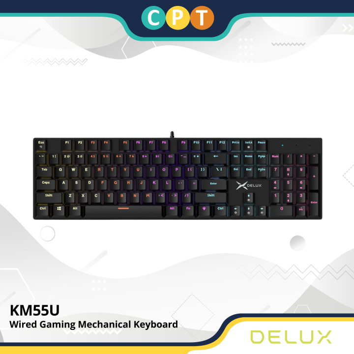 Delux KM55U Wired Gaming Mechanical Keyboard | Lazada PH