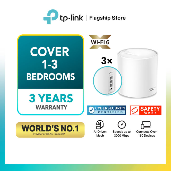 TP-LINK Deco X50 4G (1-pack) (with Nano SIM Card Slot) AX3000 Dual Band ...