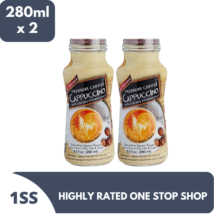 Taste Nirvana Premium Coffee Cappuccino 280ml x 2 | Lazada PH
