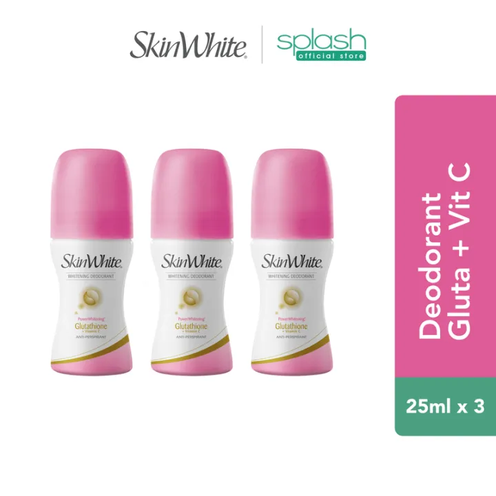 SkinWhite Deodorant Glutathione + Vitamin C Underarm Whitening ...