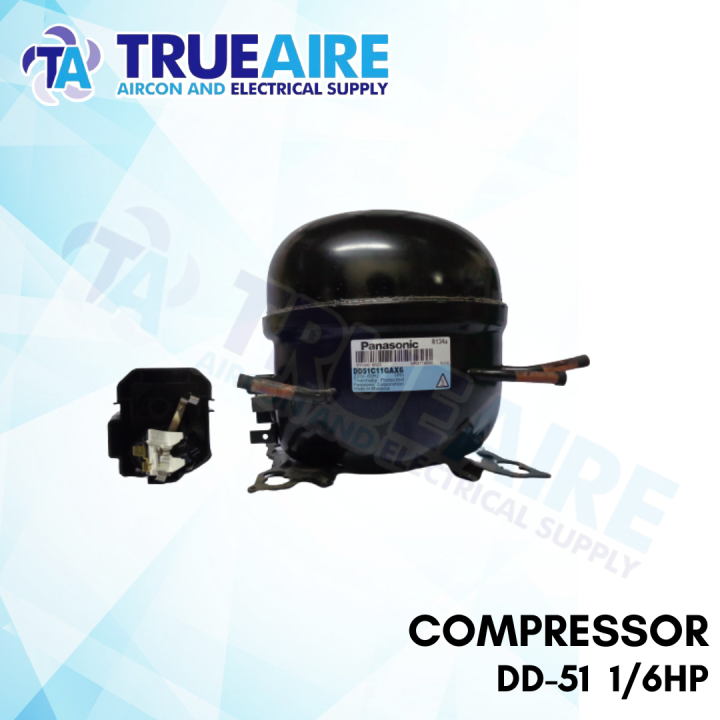 TRUE AIRE COMPRESSOR PANASONIC DD-51 16HP R-134A | Lazada PH