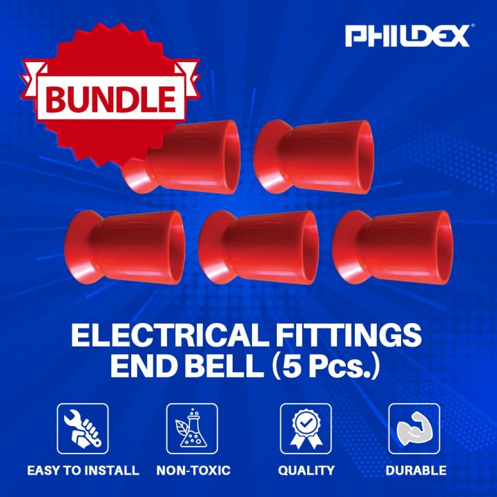 （MM voltage） Phildex Electrical Fittings End Bell 20-32mm 5pcs. | Lazada PH