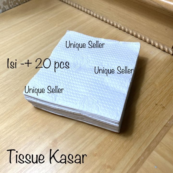 Tisu Kasar isi -+ 20 lembar / Tisu Napkin Kasar / Tisu Sendok / Tissue ...