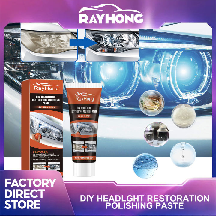 Rayhong 60ml Headlight Lens Restoration System Car Headlight ...