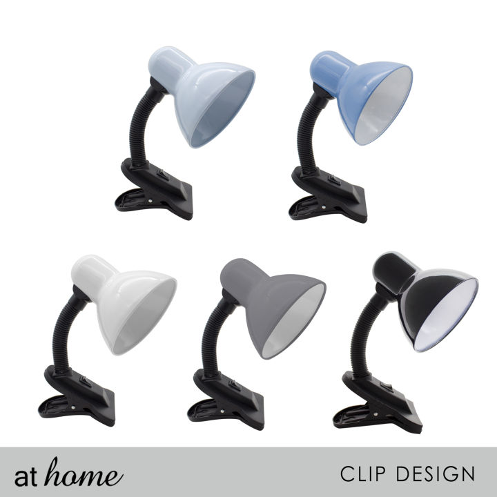At Home Clamp Nordic Desk Lamp, Clip on Table For Home , Desk, Office ...