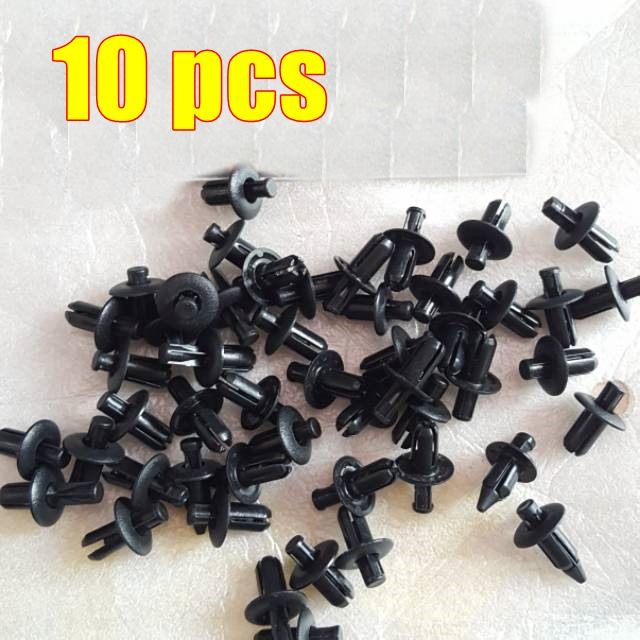 10 Baut-Baud Kancing-Klip Body Plastik Rivet Tumpul Bentuk Original ...