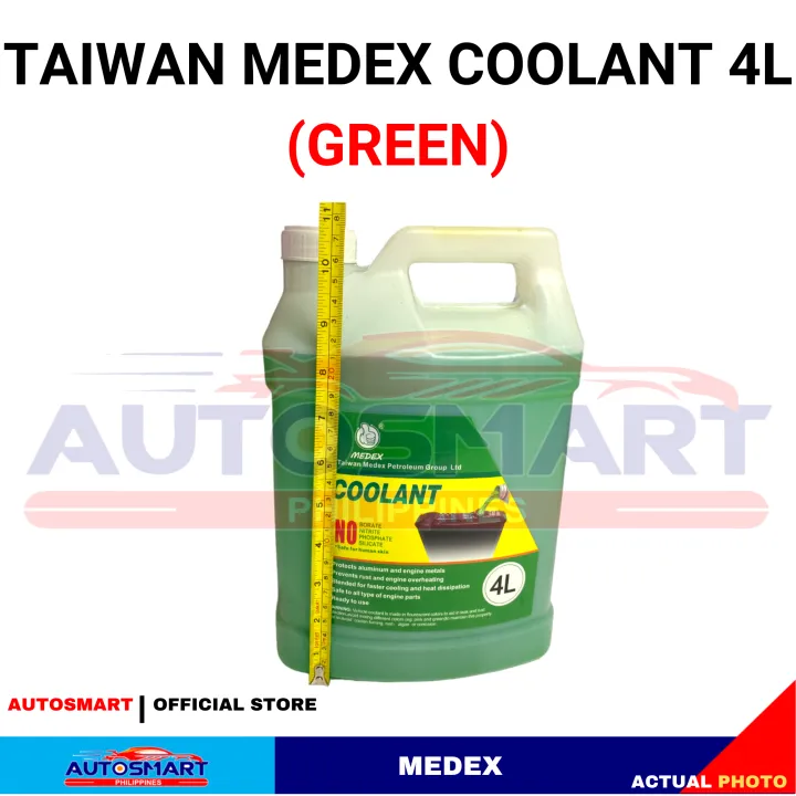 TAIWAN MEDEX COOLANT 4L (GREEN) | Lazada PH