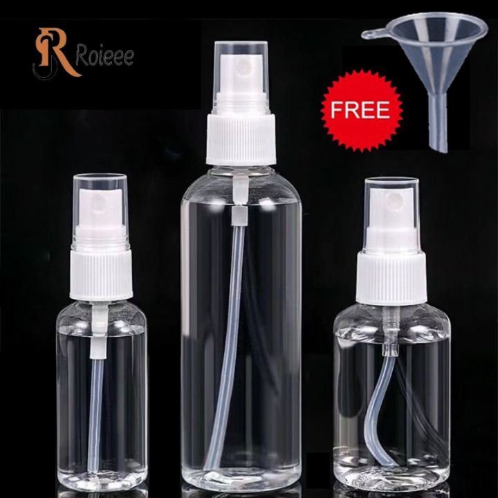 Transparent Travel Container Spray Bottle Container Plastic Bottle ...