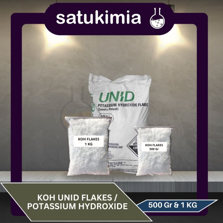 KOH Flakes / Potassium Hydroxide / Pengatur PH | Lazada Indonesia