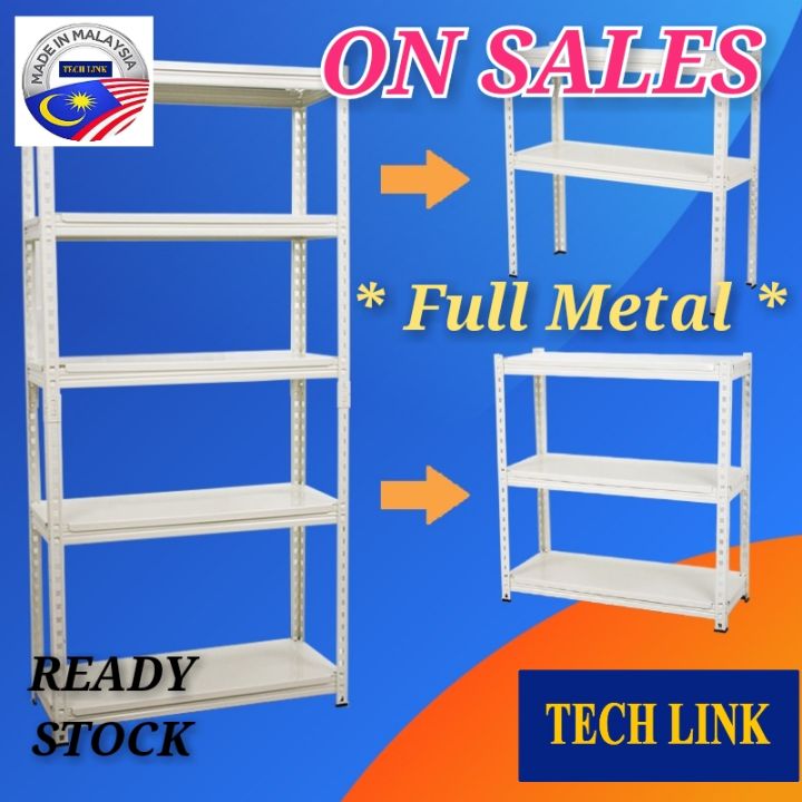 EC BOLTLESS RACK * FULL METAL * 350mm Dx 900mmL x 1800mmH - BEIGE ...