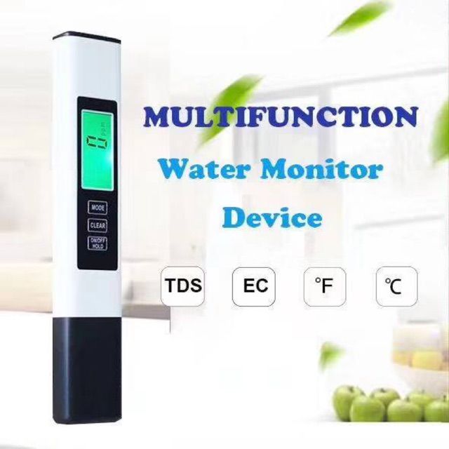 Digital TDS/EC Meter Temperature Conductivity Analyzer with backlight ...