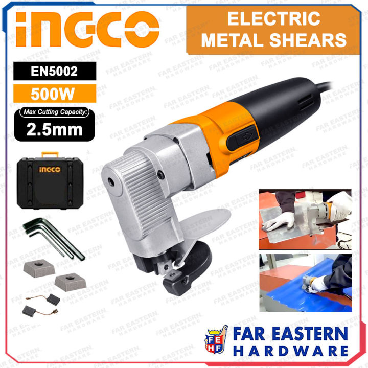 INGCO Electric Metal Sheet Shears Scissors 500W EN5002 INPTCD | Lazada PH