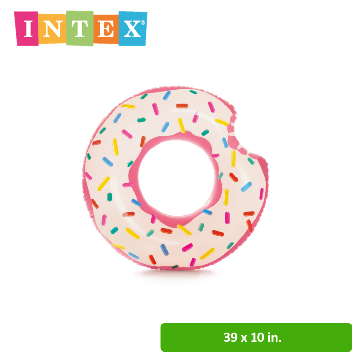 INTEX® 56265 Rainbow Donut Tube, Age 9+ (39 x 9 inch) | Lazada PH