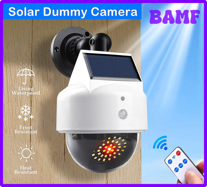 [BAMF] Dummy fake camera CCTV home security solar powered wireless ...