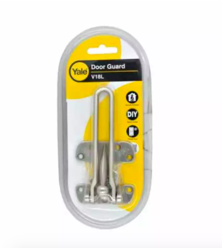 Yale Heavy Duty Door Guard for Safety -V18L (Chrome, Antique Brass, or ...
