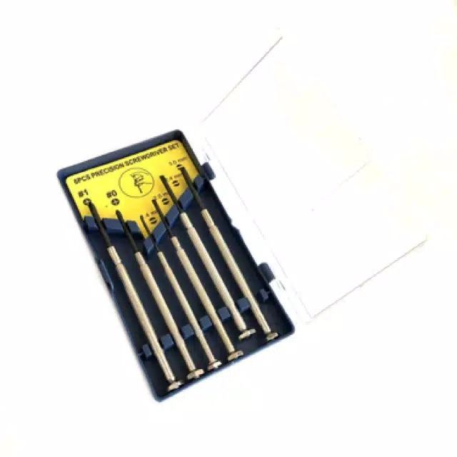 Obeng Set Jam Kacamata | 6 pcs Precision Screwdriver Set | Lazada Indonesia