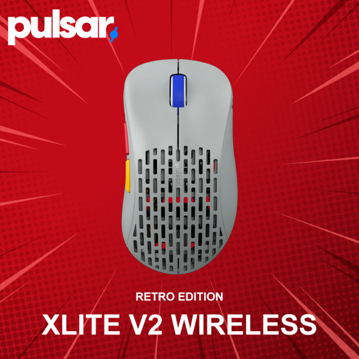 เมาส์เกมมิ่งไร้สาย Pulsar รุ่น Xlite V2 Wireless (Retro Edition) ประกัน ...