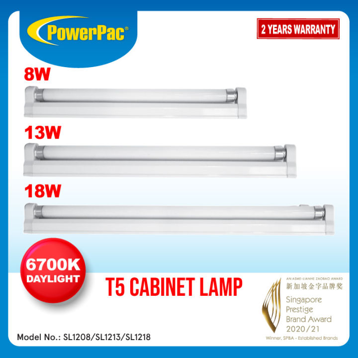 PowerPac Cabinet Lamp Electronic T5 - 8/13/18 Watts Day Light (SL1208 ...