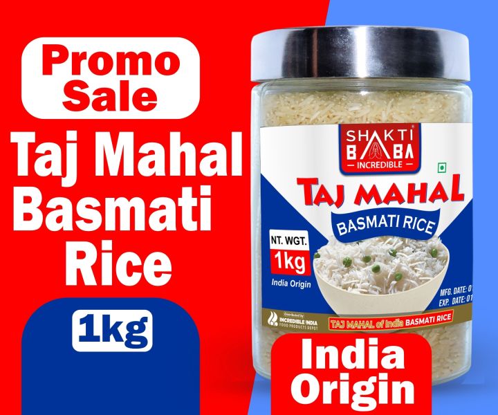 SHAKTI BABA Genuine TAJ MAHAL BASMATI LONG GRAIN RICE( No Mixing) IN ...
