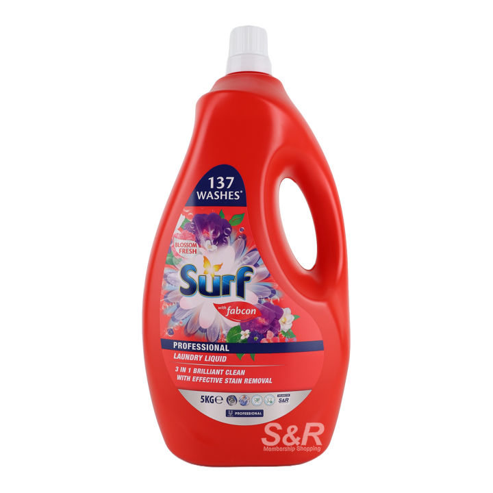 Surf Professional Liquid Laundry Detergent Blossom Fresh 5kg | Lazada PH