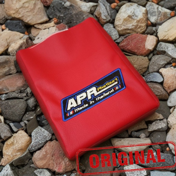 SUZUKI SMASH RED APR ORIGINAL THAI-CONCEPT SEAT COVER CARBON LEATHER ...