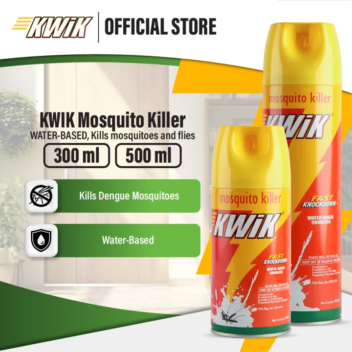 KWiK Mosquito Killer Sulit Bundle (300ml and 500ml) | Lazada PH