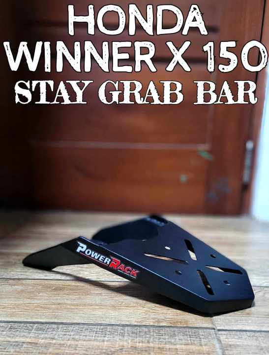 HONDA WINNER X 150 / STAY GRAB BAR / X PLATED / TOPBOX BRACKET / HEAVY ...