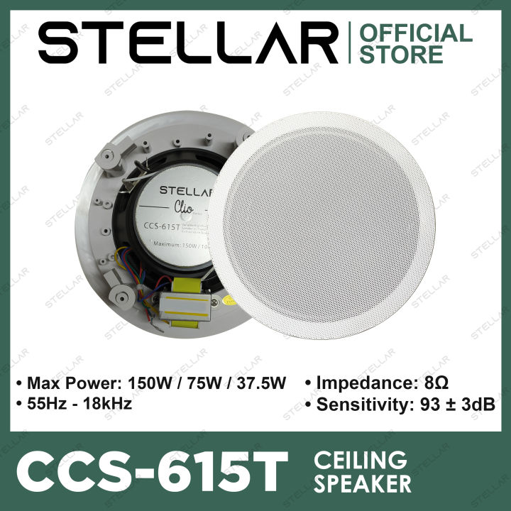 STELLAR CCS-615T CEILING SPEAKER | Lazada PH