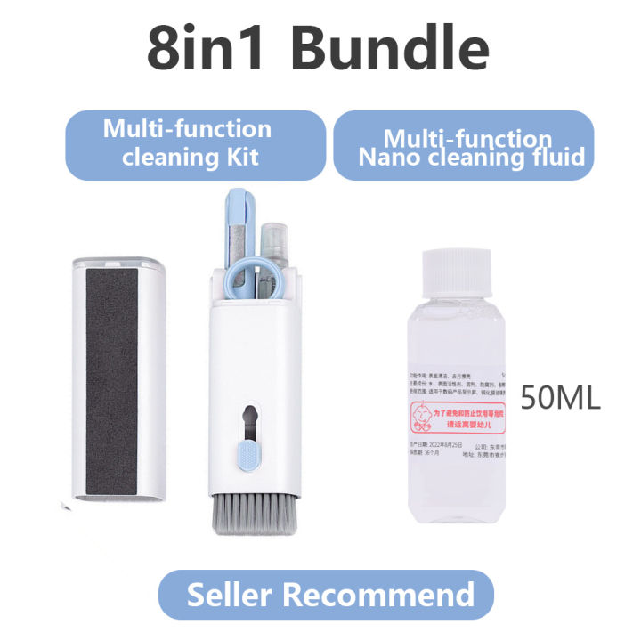 8 in 1 Cleaning Kit Universal Laptop Phone Screen Earbuds cleaner Pen ...