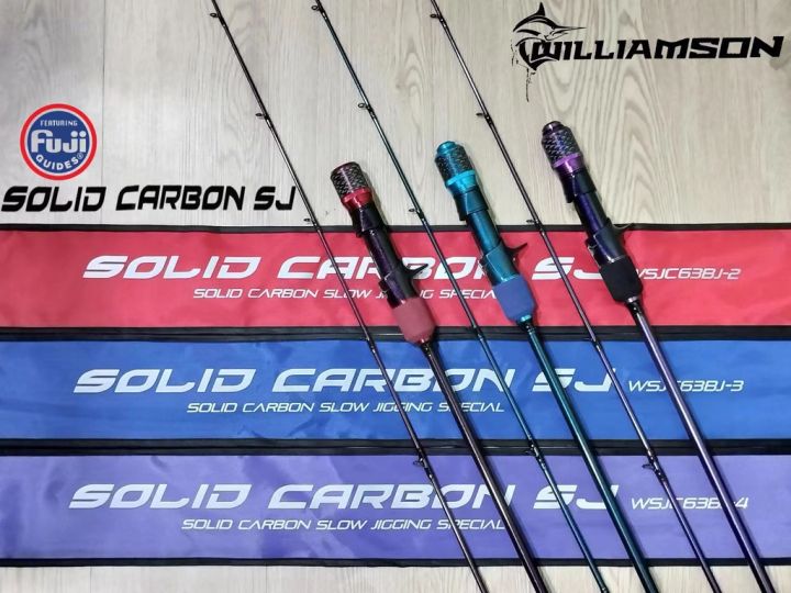 WILLIAMSON SOLID CARBON SLOW JIGGING ROD | Lazada