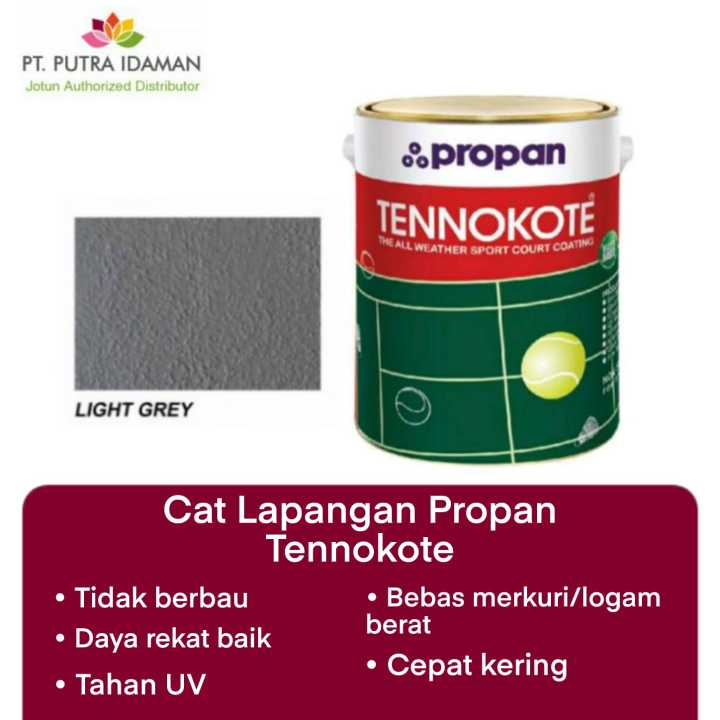CAT LAPANGAN PROPAN TENNOKOTE TNK 1000 WA - LIGHT GREY | Lazada Indonesia