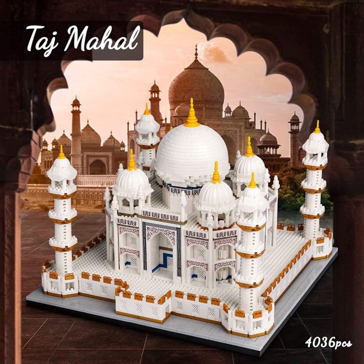Wenbo World Famous Building – Taj Mahal Nano Building Blocks ...