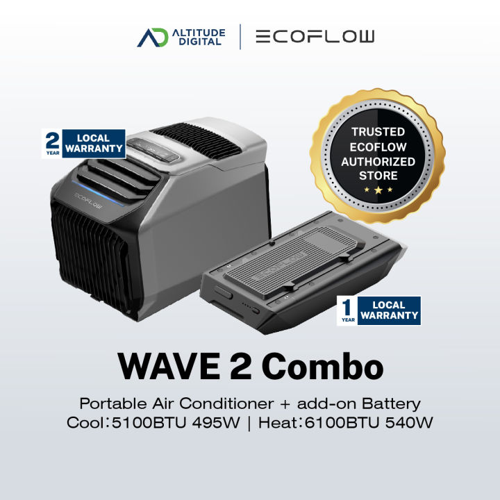 EcoFlow Wave 2 Combo (Include Add-on Battery) | Lazada PH