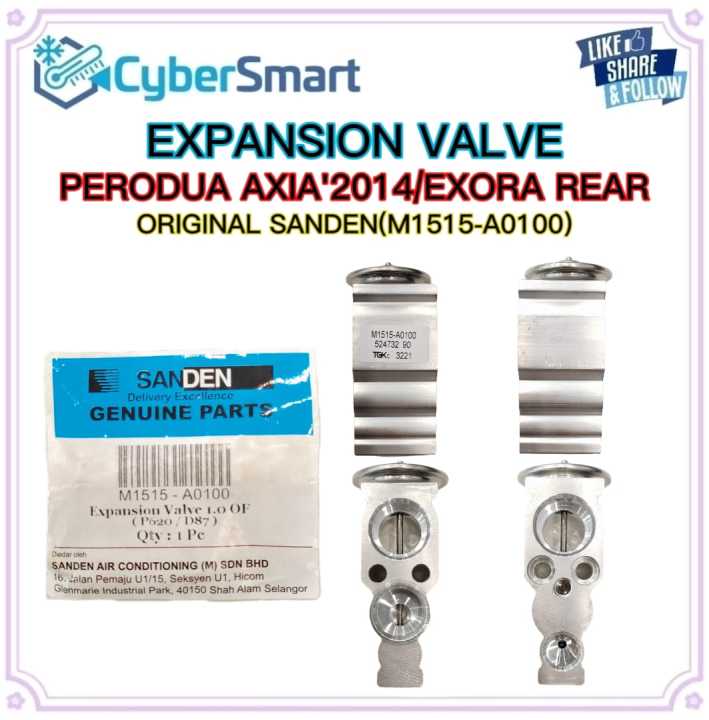 [100%ORIGINAL] PERODUA AXIA'2014/EXORA REAR SANDEN EXPANSION VALVE ...