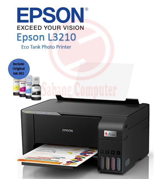 PRINTER EPSON L3210 PRINT SCAN COPY A4 | Lazada Indonesia