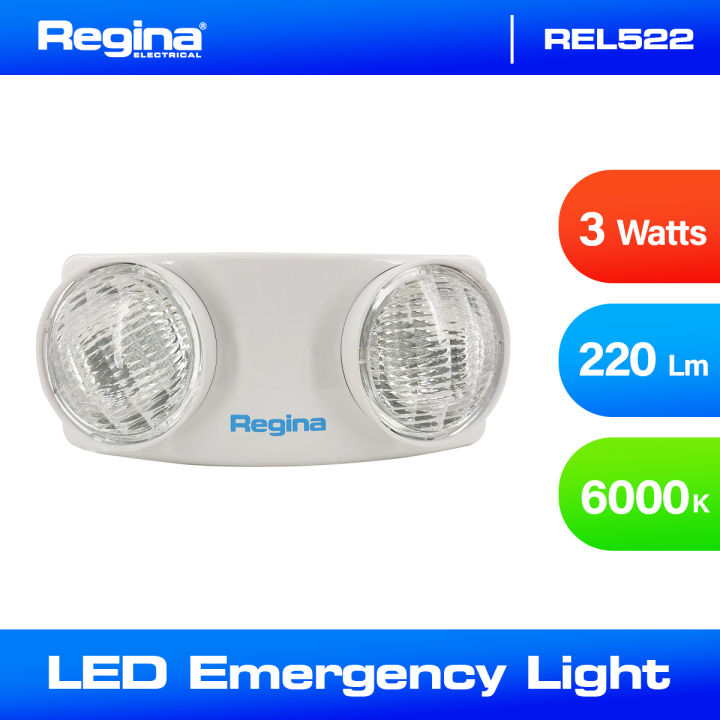 REGINA Emergency LED Light 3 Watts Energy Saving Long Lifetime REL 522 ...