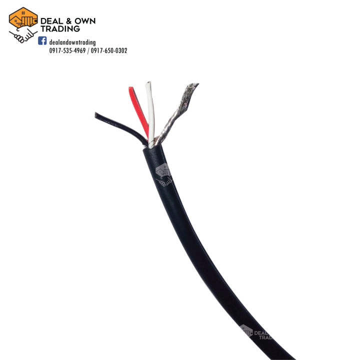 Shielded Wire 3+1 Black (100M/per Roll) | Lazada PH