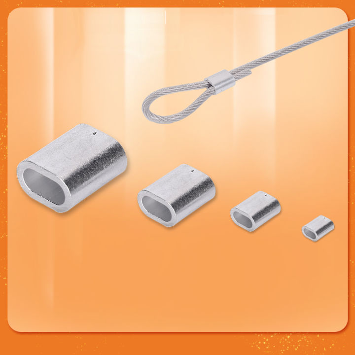 Steel wire rope aluminum single barrel crimping sleeve oval aluminum ...