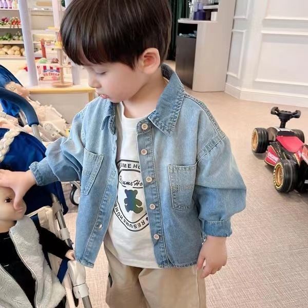 Boys Denim Jacket Spring Autumn Kids Girl Outerwear Cowboy Coats for ... Boys Denim Jacket Spring Autumn Kids Girl Outerwear Cowboy Coats for ...