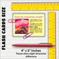 VOLCANOES FLASHCARDS FOR KIDS | LEARN ABOUT ERUPTIONS LAVA CRATERS AND ...