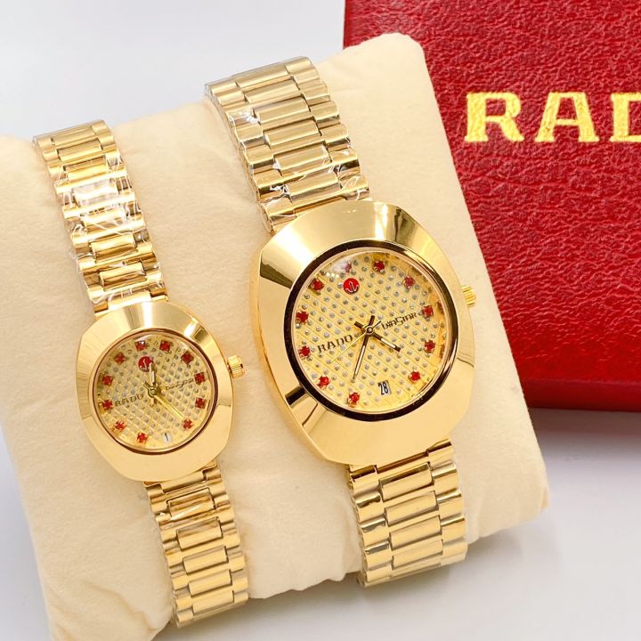 watchtime นาฬิกายี่ห้อหรู เหมาะสำหรับผู้หญิงราโด สายเลท เรียบหรู มีวัน ...