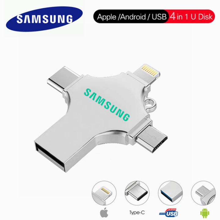 SAMSUNG OTG USB Flash Drive 1TB 2TB Pendrive 4in1 Pen Drive for ...