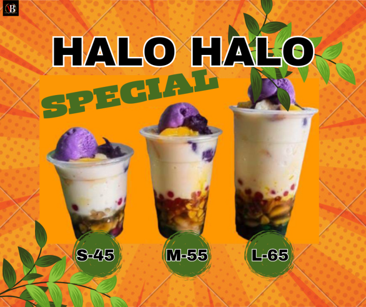 Laminated Signages Halo Halo (3CUP) A4size makapal 250mic Matibay ...