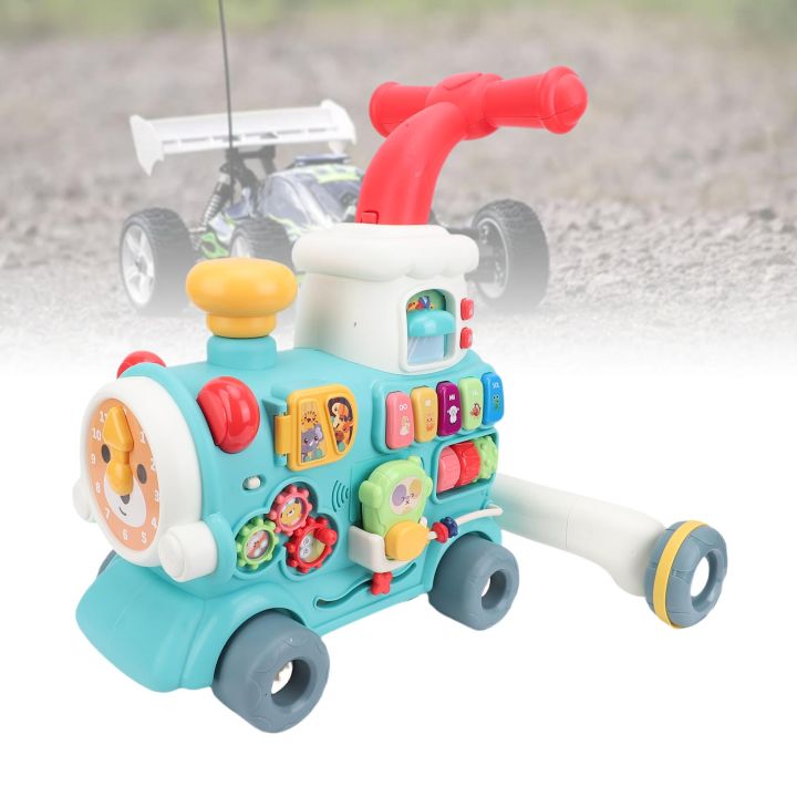 Ride On Push Train Learning Steam Mode Baby Push Walker for Toddlers ...
