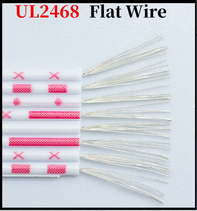26AWG 6P 7P 8P 9P 10P 12P UL2468 Extension Wire Pin Flat Ribbon PVC ...