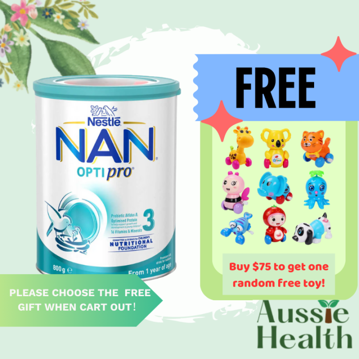 [Free Gift] Nestle Nan 3 Stage 3 800g | For 1-3 Years Old Baby Toddler ...