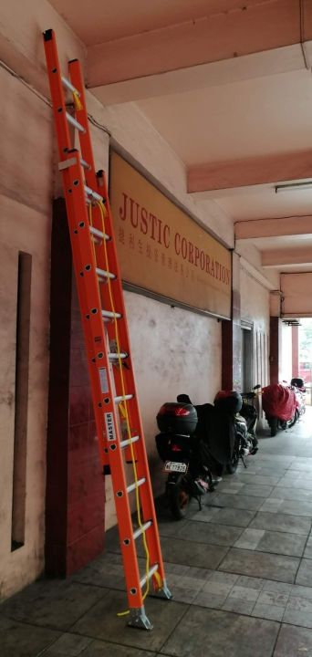 Fiberglass Extension Ladder 24 Steps (21.3 feet) | Lazada PH